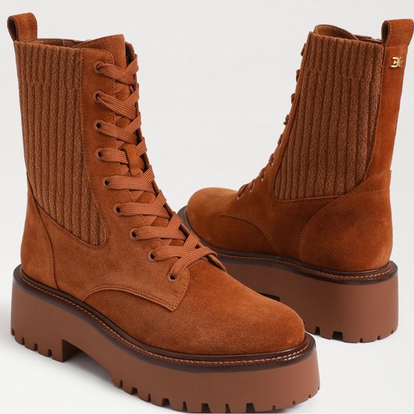 Sam Edelman | Shoes | Evina Combat Platform Boot Nwt 7 Medium | Poshmark